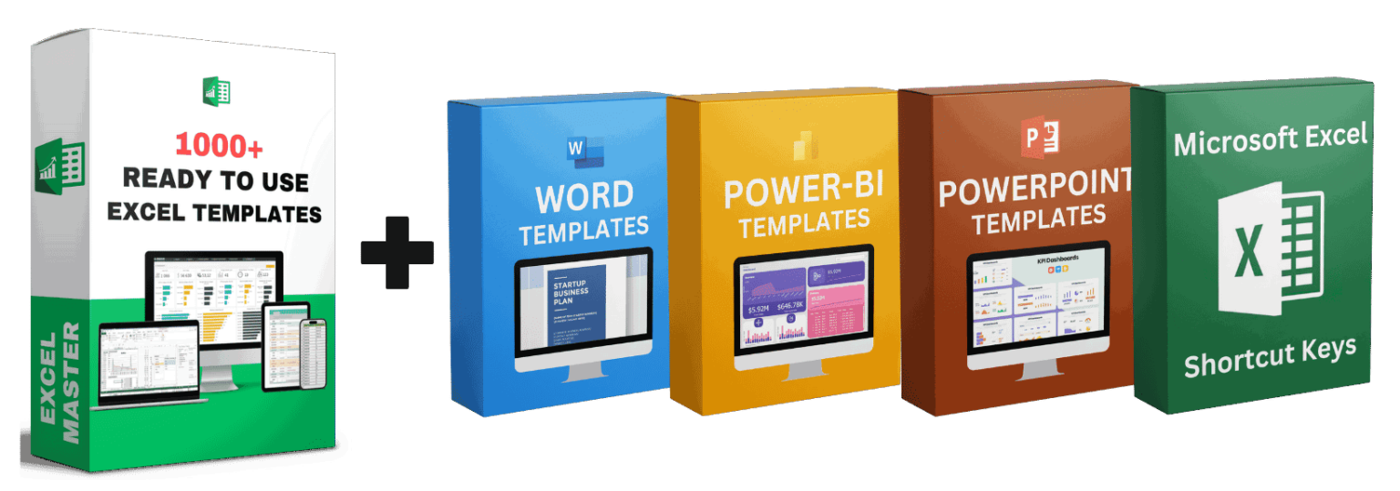 Excel Templates Bundle – Get 1000+ Premium Excel Templates Bundle
